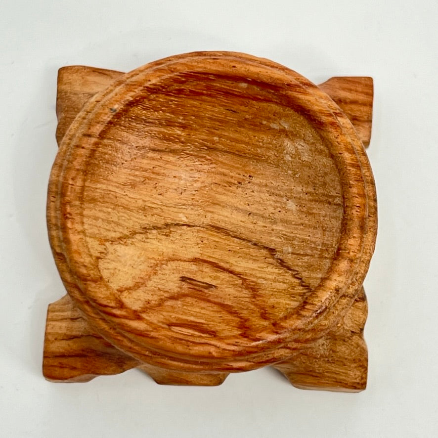 Wood Sphere Stand (3 sizes) – Green Spirit