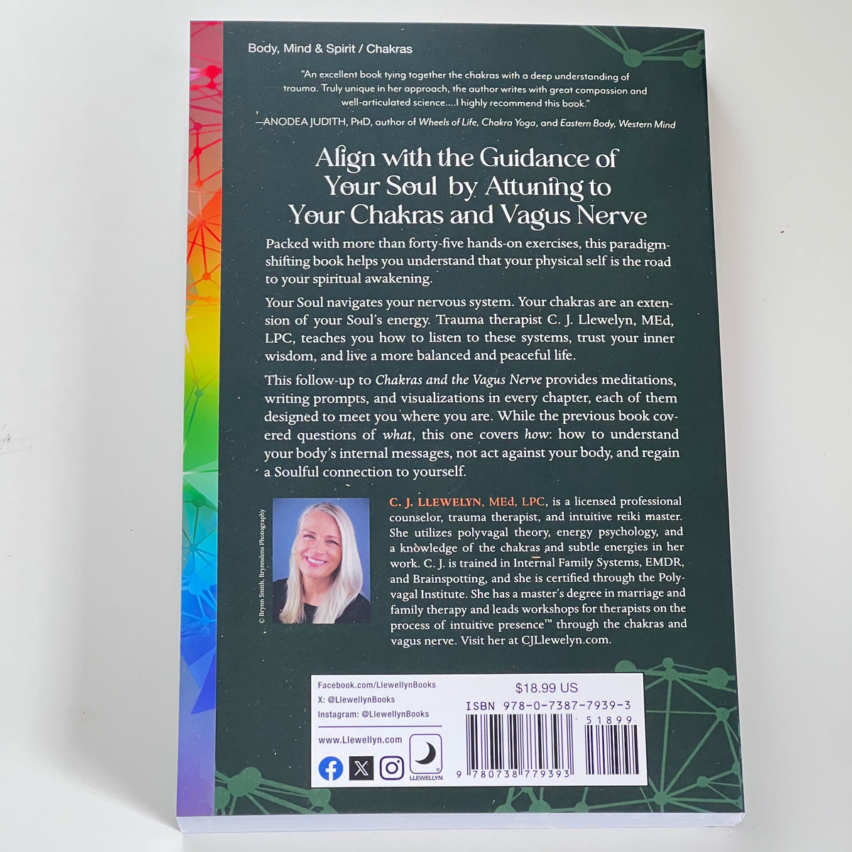 Chakras the Vagus Nerve & your Soul by C J Llewelyn – Green Spirit